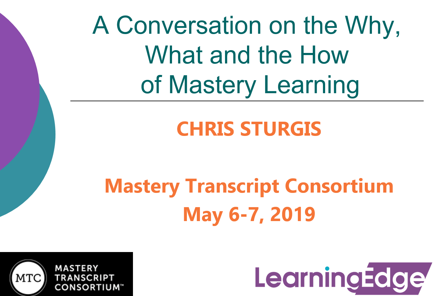 A Conversation on the Why, What, and How of Mastery Learning – LearningEdge